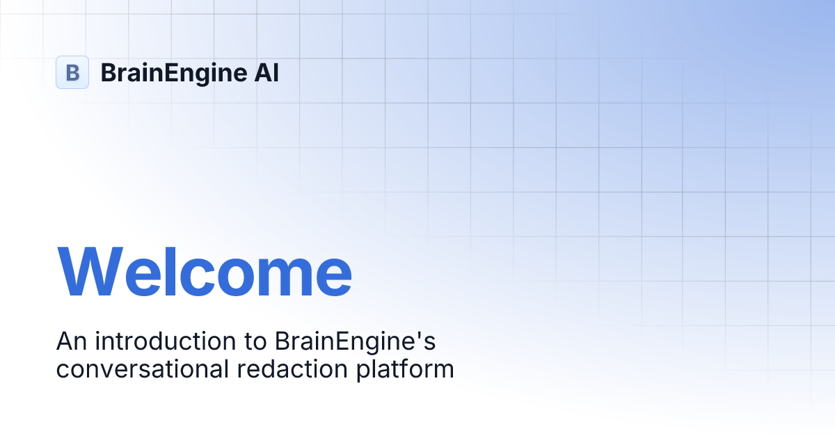 Welcome | BrainEngine AI